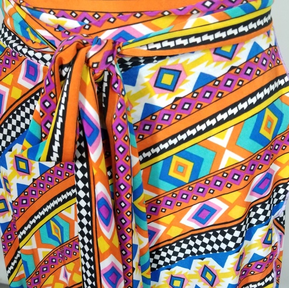 No Brand | Skirts | Colorful Wrap Around Maxi Skirt | Poshmark